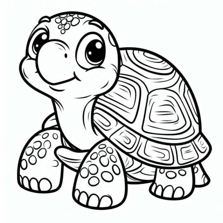 Khám phá 80+ ảnh tranh tô màu con rùa siêu cute, đáng yêu