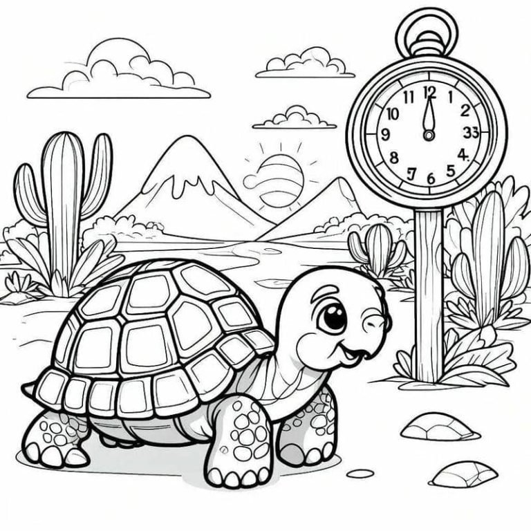 Khám phá 80+ ảnh tranh tô màu con rùa siêu cute, đáng yêu