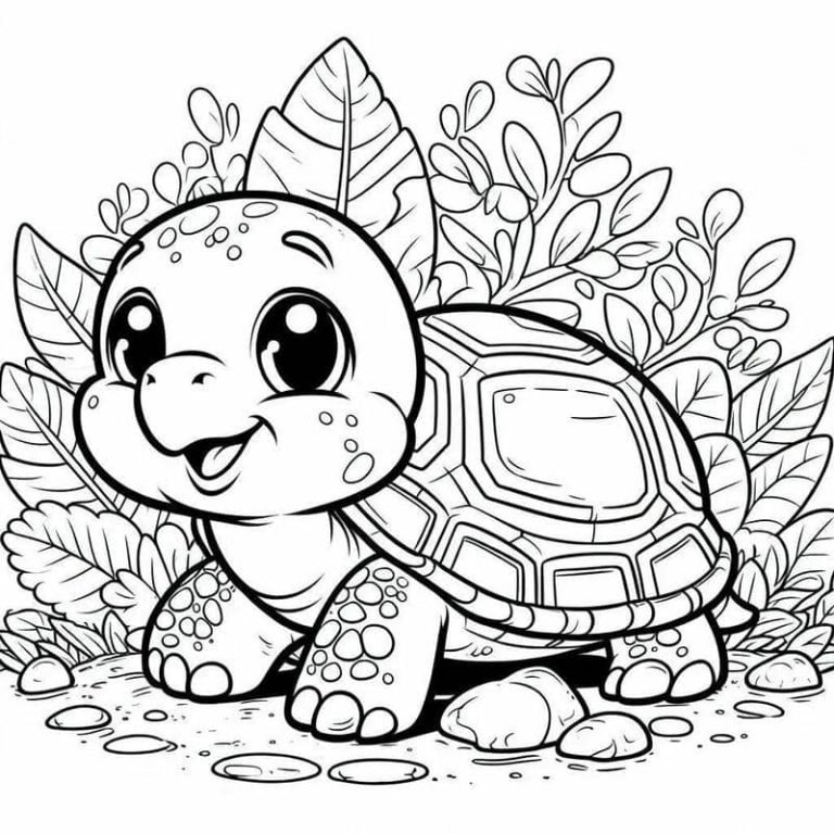 Khám phá 80+ ảnh tranh tô màu con rùa siêu cute, đáng yêu